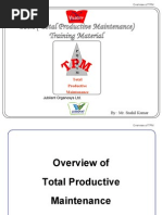 Total Productive Maintenance Training Textbook | PDF