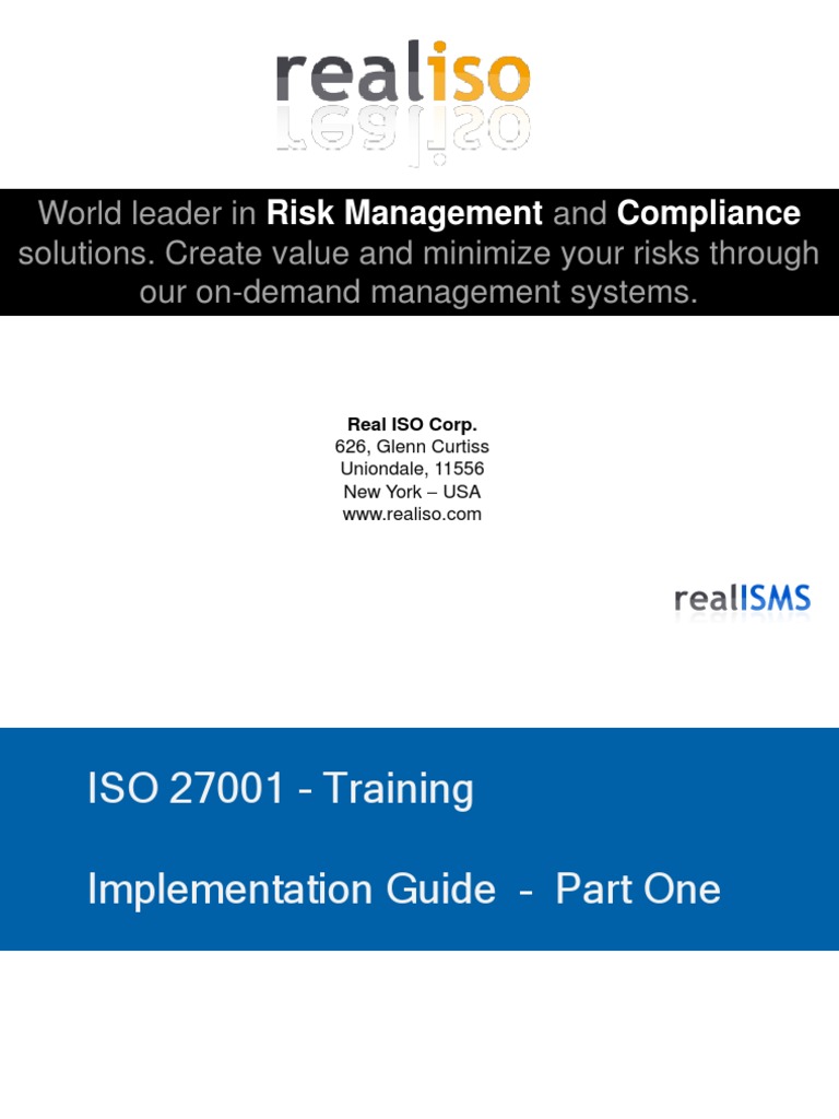 Iso 27001 | PDF | Information Security | Risk Management