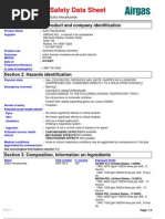SF6 Gas Safety Data Sheet | PDF | Dangerous Goods | Waste Management