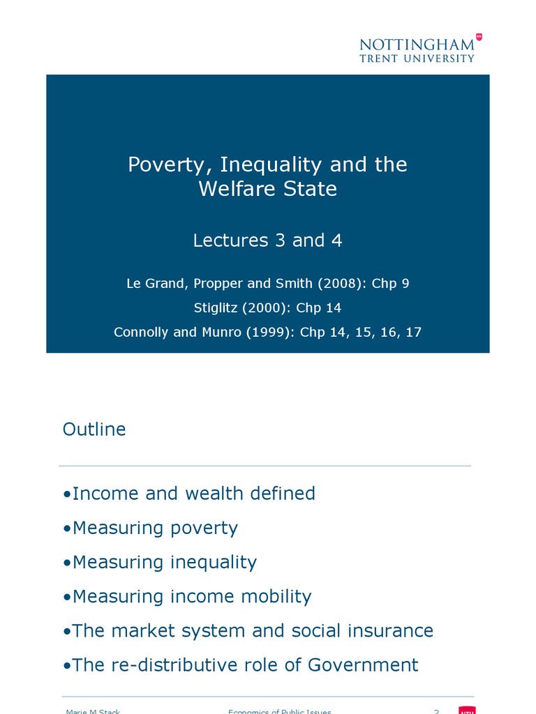 Lec 3 - 4 Inequality, Poverty - Welfare State | PDF | Economic Inequality | Discrimination ...