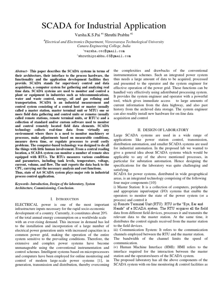 Scada Ieee | PDF | Scada | User Interface