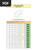 Tabla de Dimensiones de Tuberia Segub Asme B36.10 PDF | PDF | Materiales | Acero