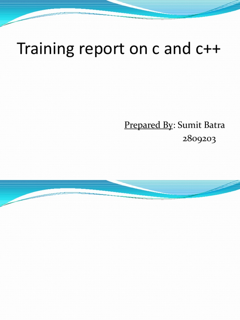 C And C Report Pdf C Programming Language Pointer Computer 2434