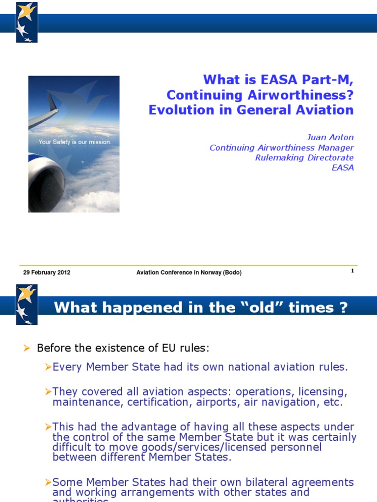 What+is+EASA+Part M+Continuing+Airworthiness | Aviation | Business