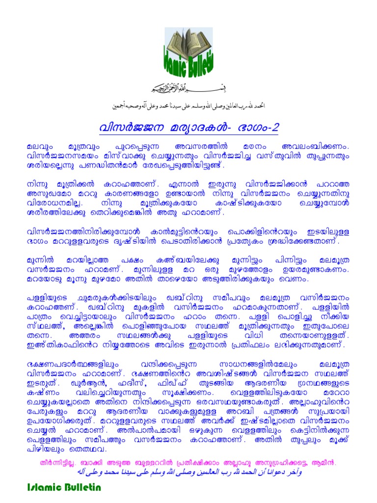 Islamic Bulletin Overview | PDF