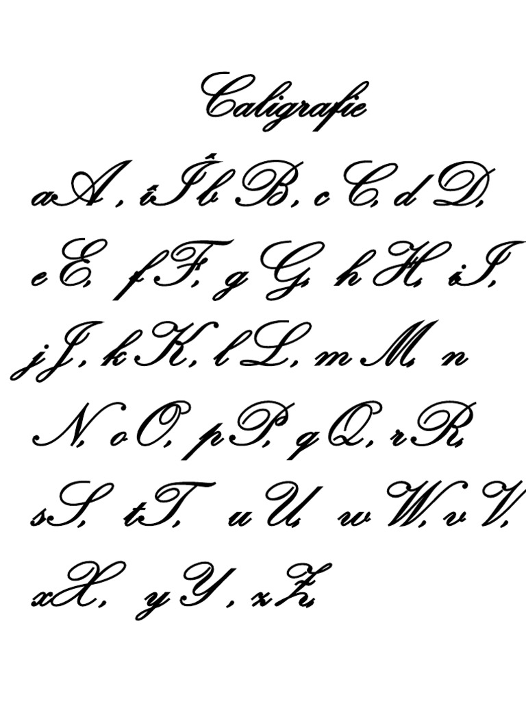 caligrafie