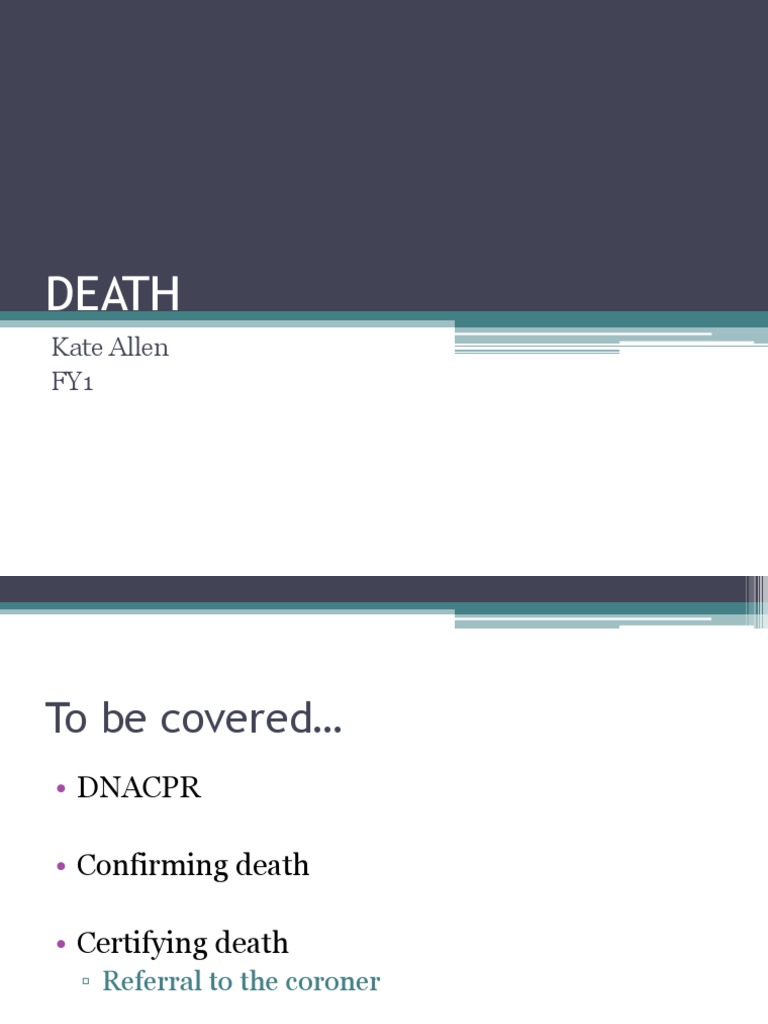 Death Countdown | Download Free PDF | Cardiopulmonary Resuscitation ...