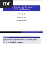 ODE Cheat Sheet | Ordinary Differential Equation | Equations