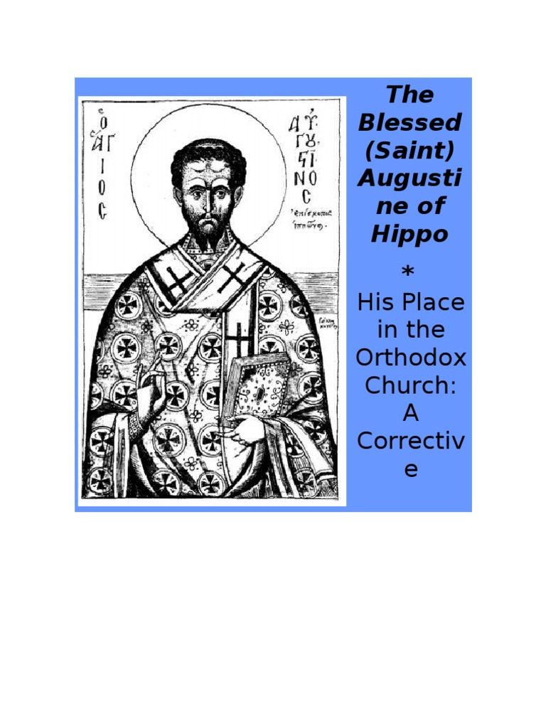 The Blessed | PDF | Eastern Orthodox Church | Augustine Of Hippo