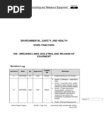 Line Breaking Safety Guide | PDF | Personal Protective Equipment ...