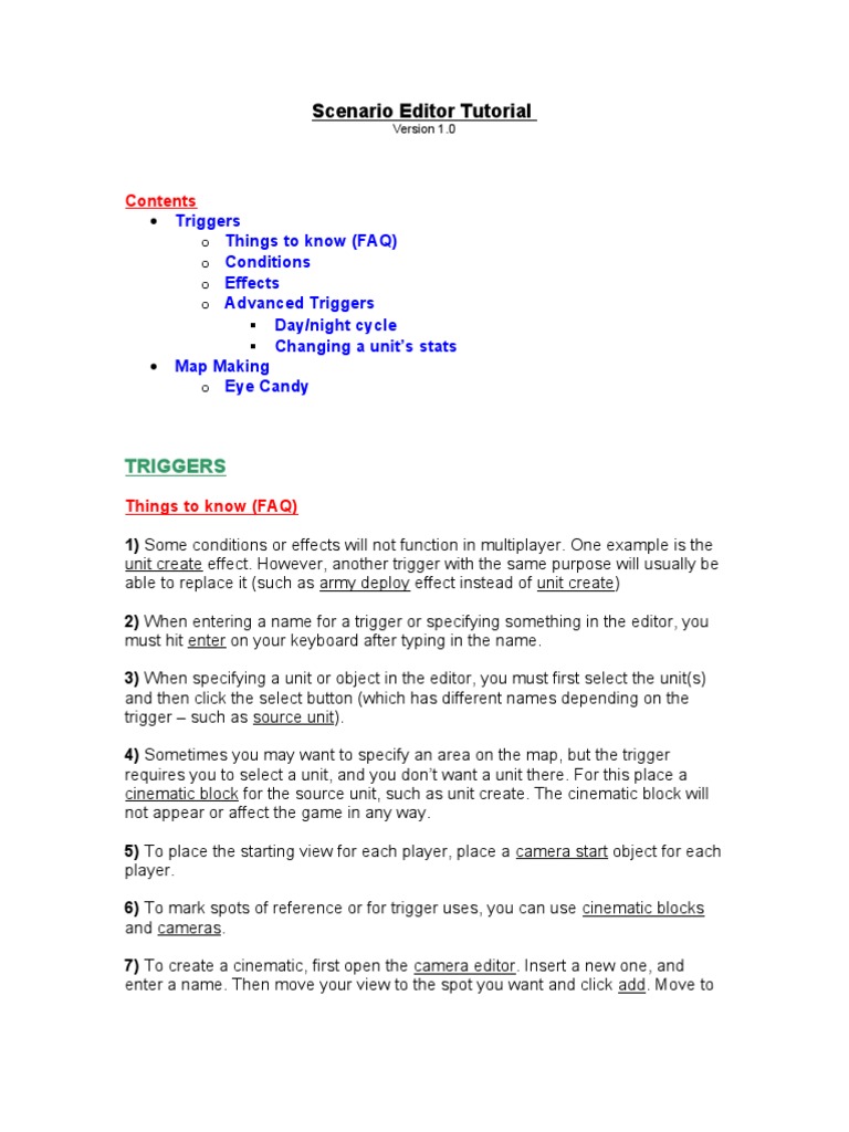 AoM Trigger Tutorial | PDF | Trigger (Firearms) | Dawn