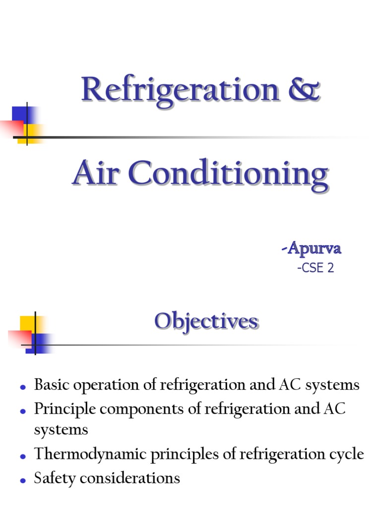 Refridgeration and AC Systems | PDF | Air Conditioning | Refrigeration