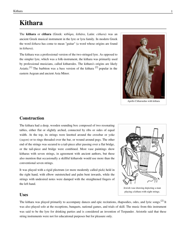 Kithara | PDF | Music Production | Music Technology