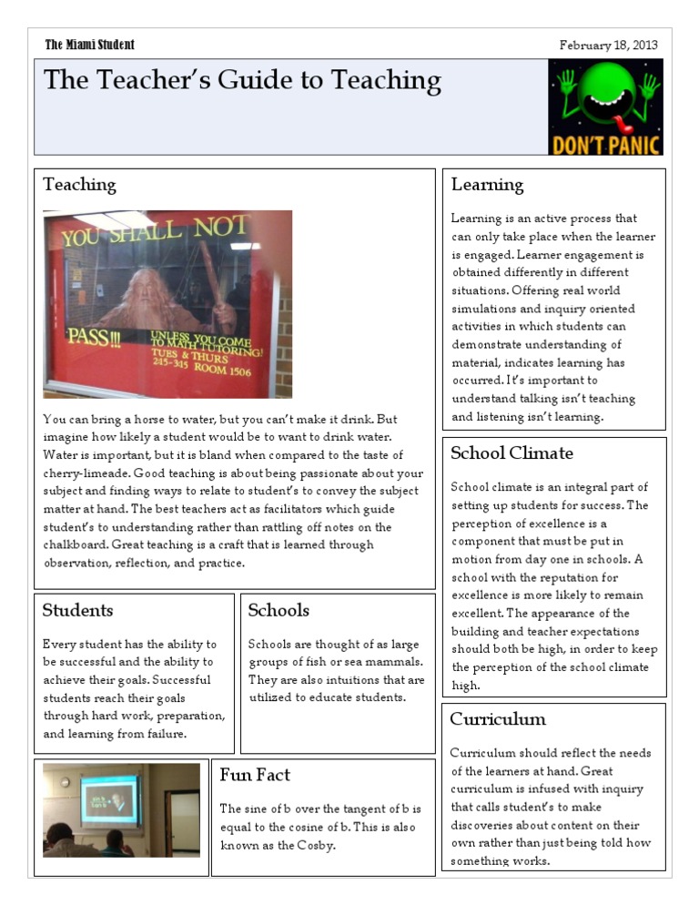 Teacher's Guide to Engaging Learning | PDF | Self-Improvement