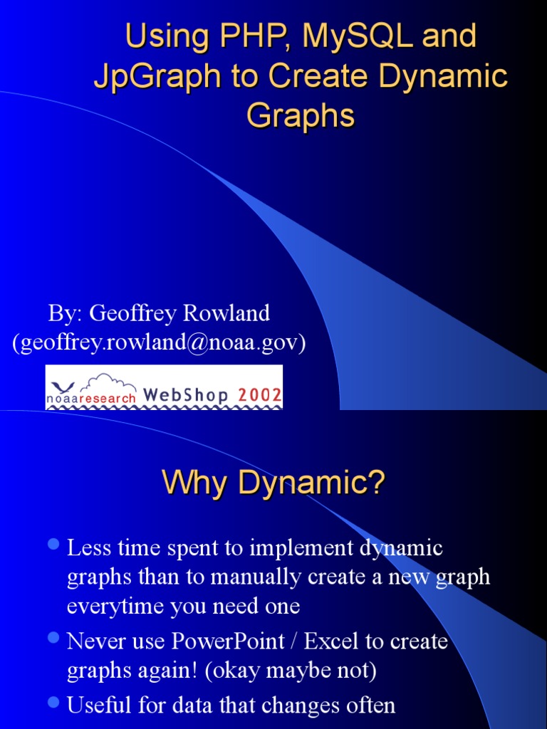 Dynamic Graphs with PHP and JpGraph | PDF | Chart | Php