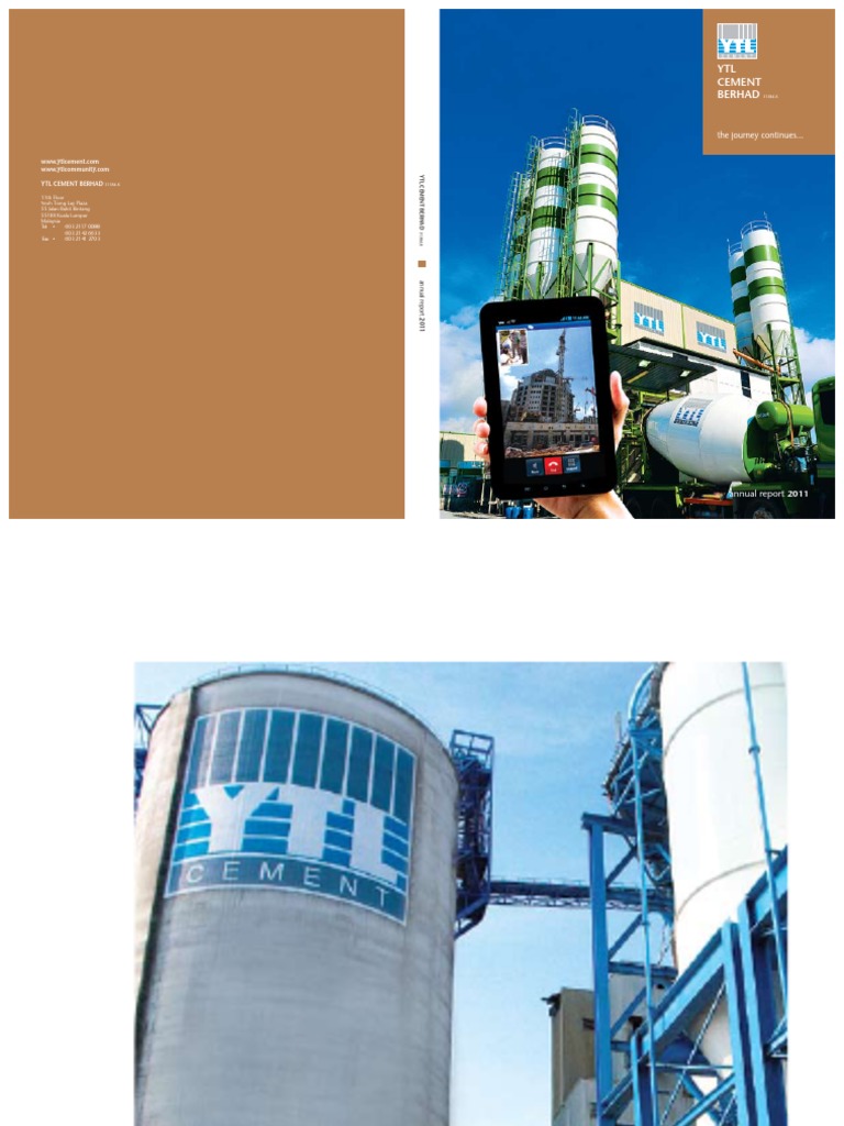 YTL Cement Berhad - Annual Report 2011 | PDF | Business | Finance (General)