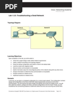 17.8.3 Packet Tracer - Troubleshooting Challenge | PDF