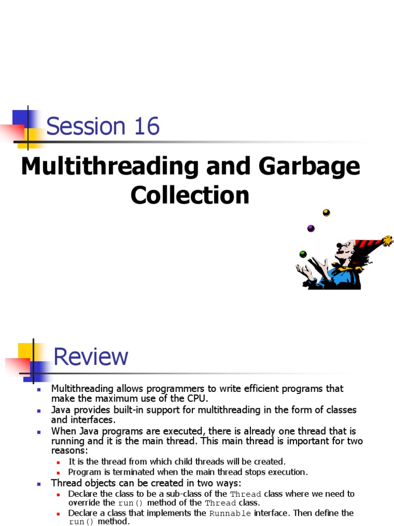 Session 16 - TP 9 | PDF | Java (Programming Language) | Thread (Computing)