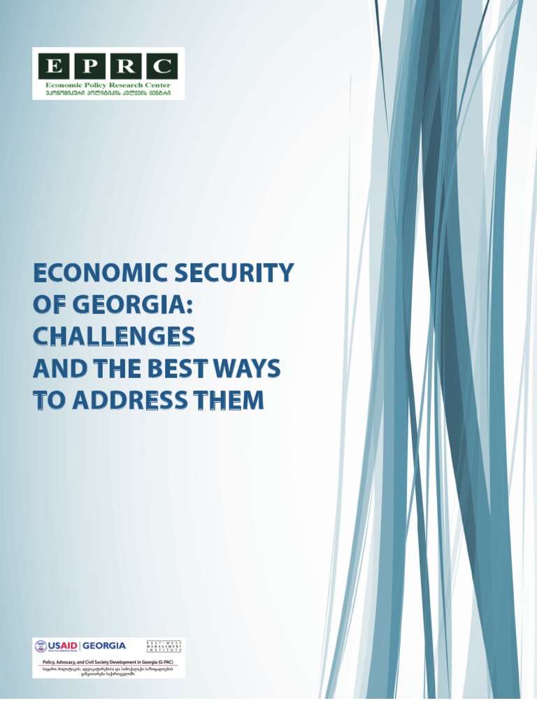 Economic Security of Georgia: Challengesand The Best Ways To Address ...