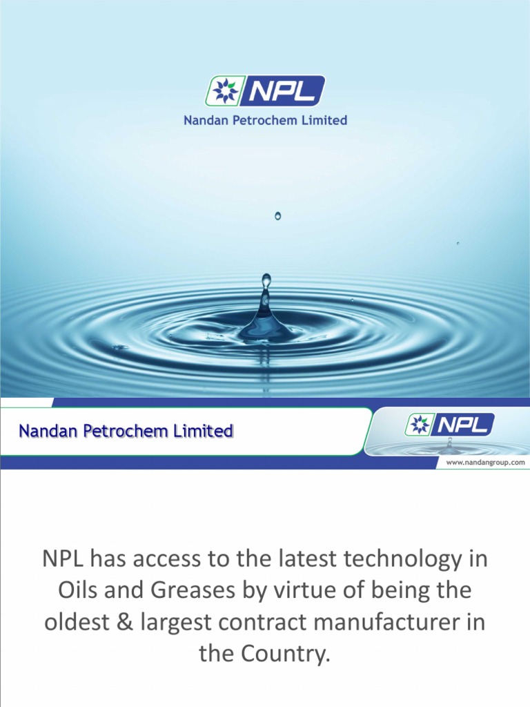 Grease Manufacturers and Suppliers - Nandan Petrochem LTD | PDF ...