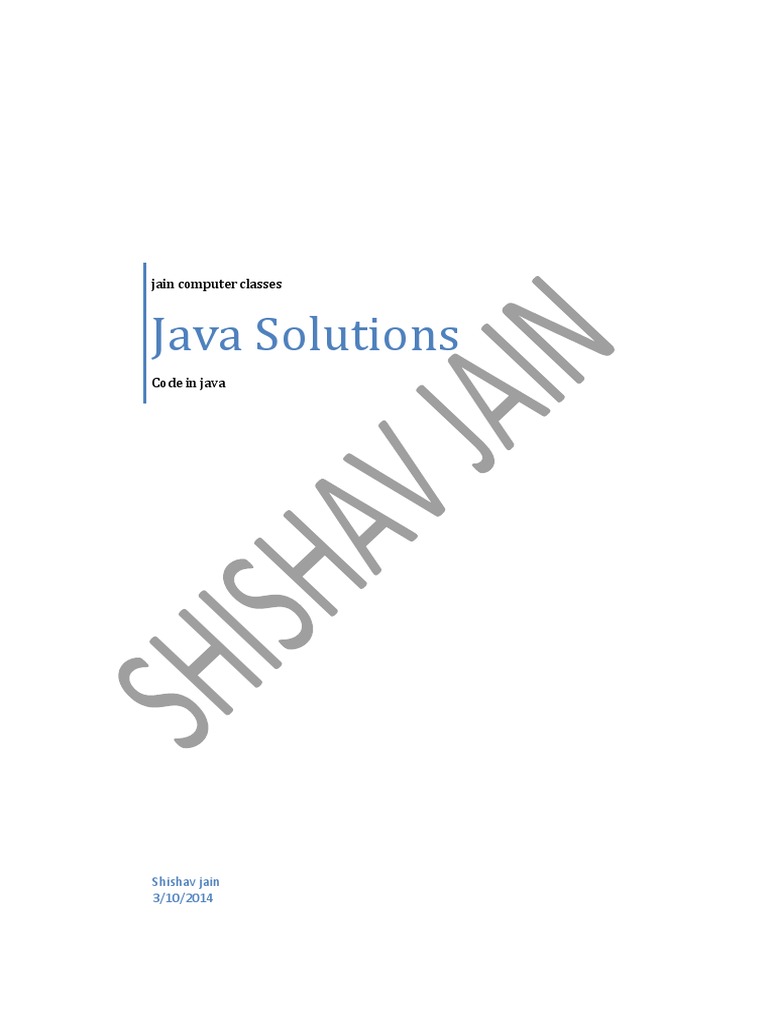 Java Programming Pdf Java Programming Language Data Type