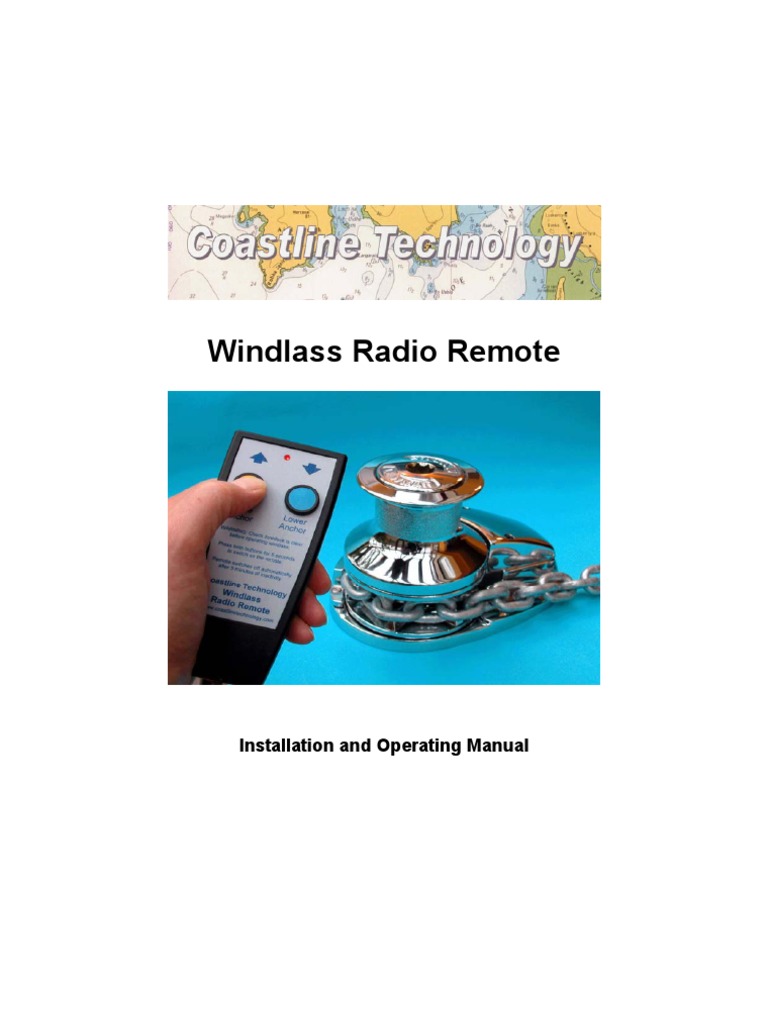 Windlass Radio Remote: Installation and Operating Manual | PDF | Switch ...