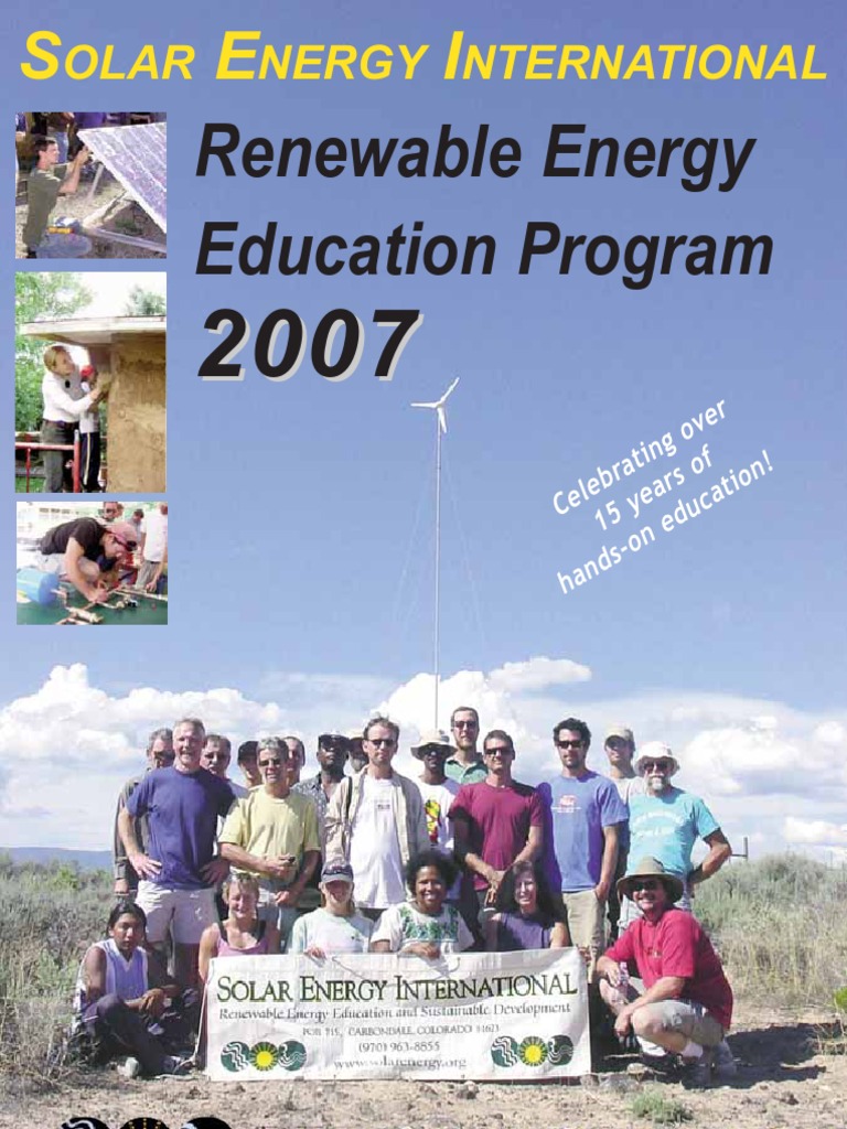 SEIcataloSOLAR ENERGY INTERNATIONAL Renewable Energy Education Program ...