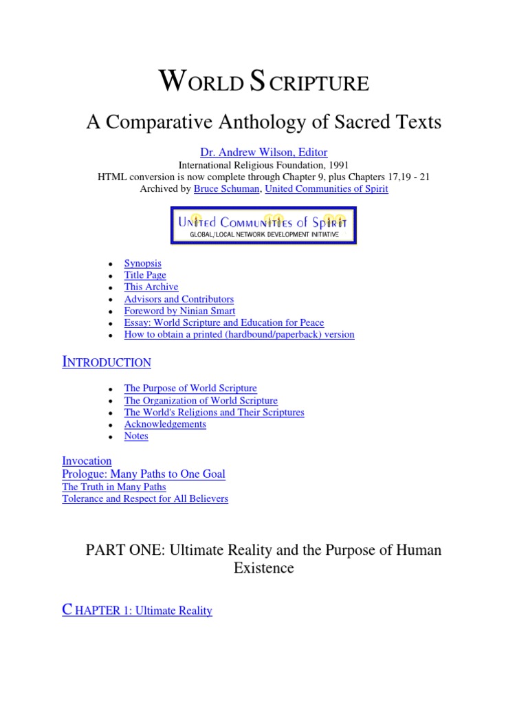 World Scriptures | PDF