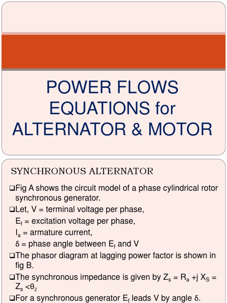Power Flow Equation | PDF | Electric Generator | Trigonometric Functions