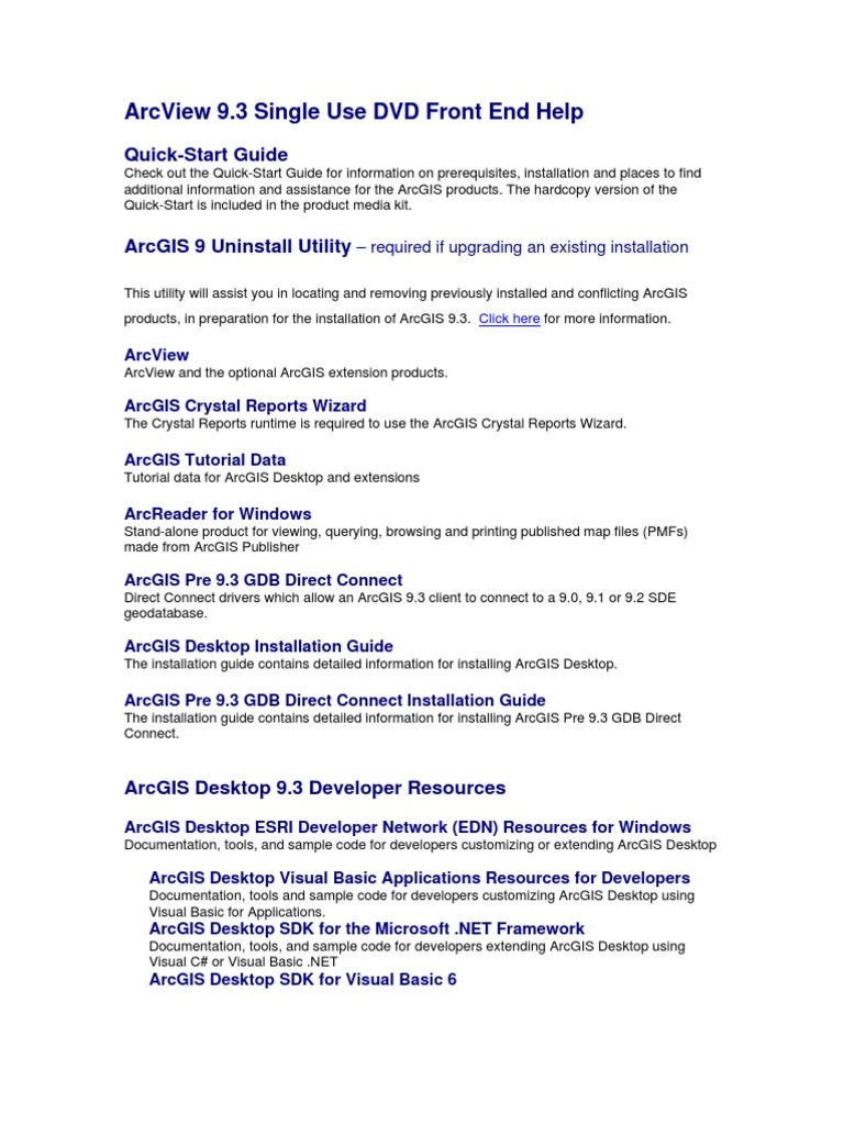 ArcView 9.3 Single Use | Arc Gis | Microsoft Windows