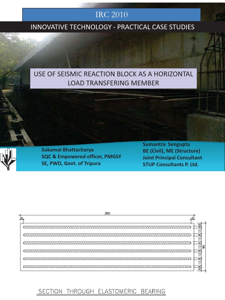 Seismic Reaction Blocks in Bridge Design | PDF | Materials | Building ...