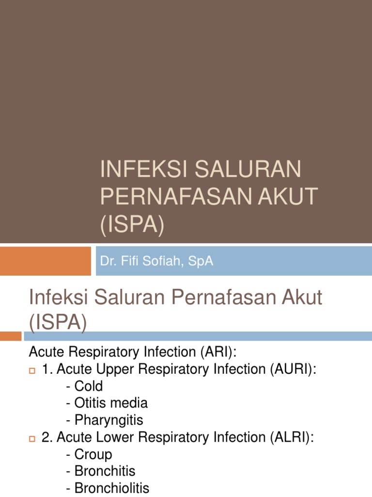 3 Infeksi Saluran Pernafasan Akut (ISPA) Pediatrics | Pneumonia ...