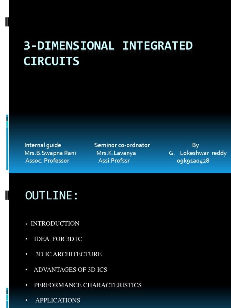 3D Integrated Circuits Overview | PDF | Integrated Circuit | Electronic ...