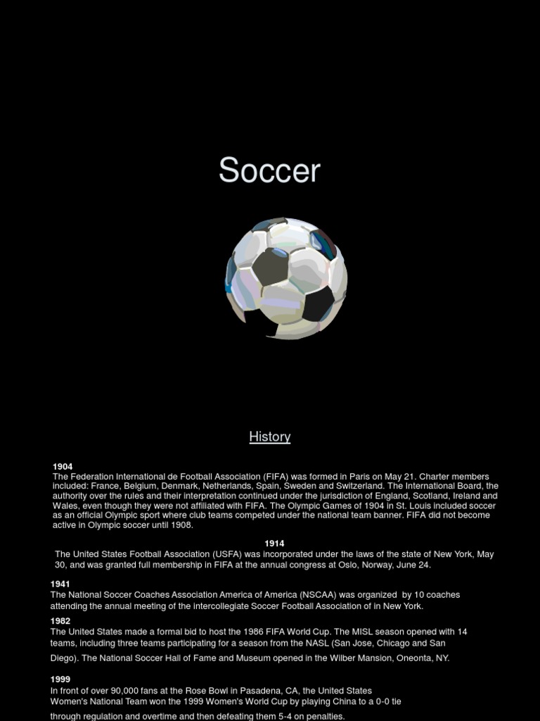 Soccer | PDF | Forward (Association Football) | Association Football