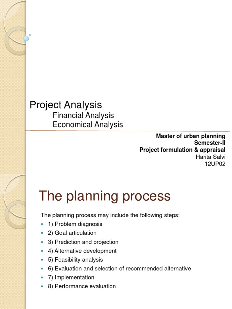 Project Analysis - Financial & Economical | PDF | Cost–Benefit Analysis ...