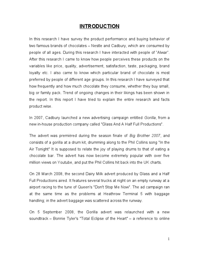 🎉 Questionnaire on chocolate brands. Questionnaire for Market Survey ...