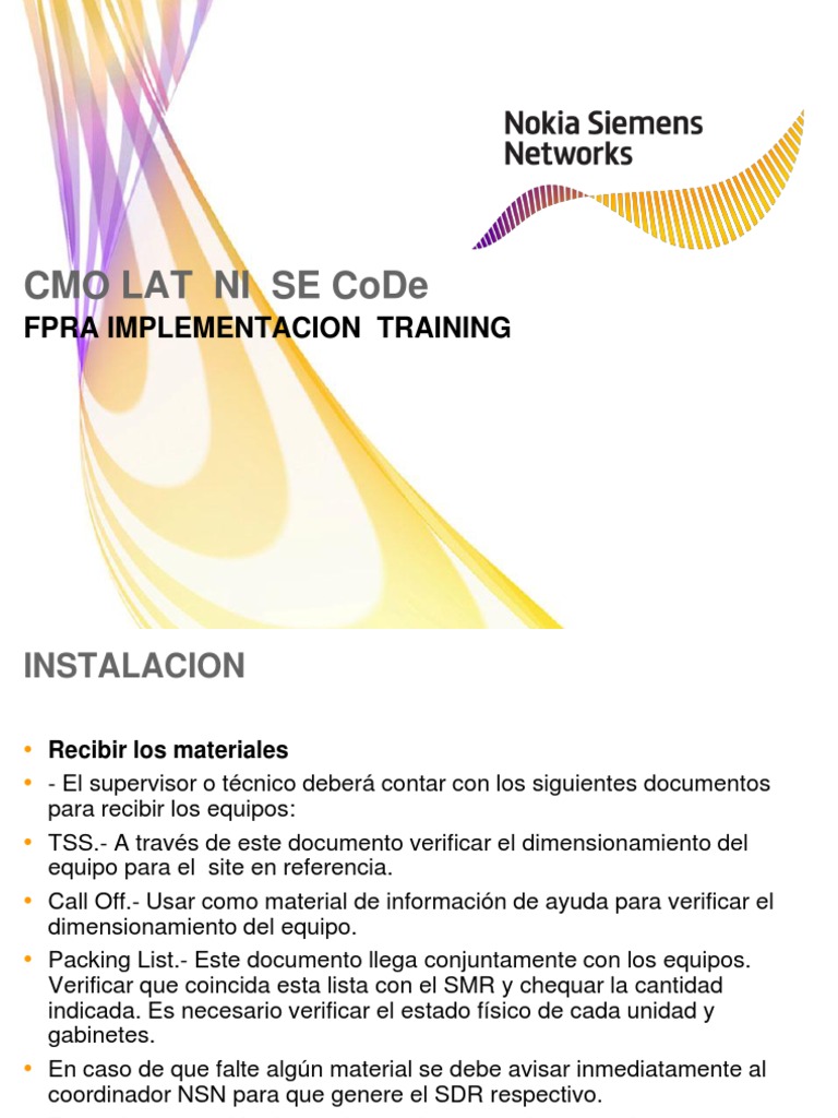 Instalacion Fpra | PDF | Nokia | Empresas tecnológicas de Finlandia
