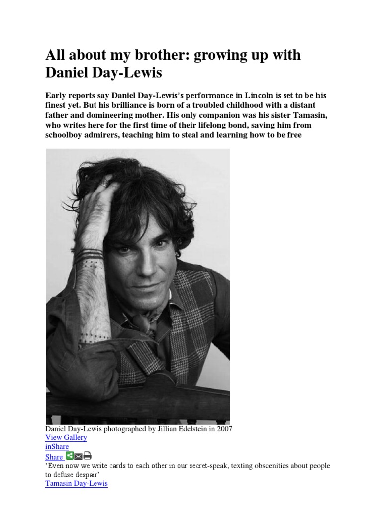 All About My Brother | PDF