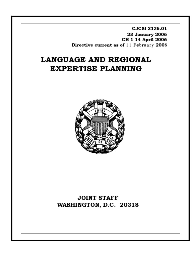 Defense Language Steering Committee | PDF | United States Special ...