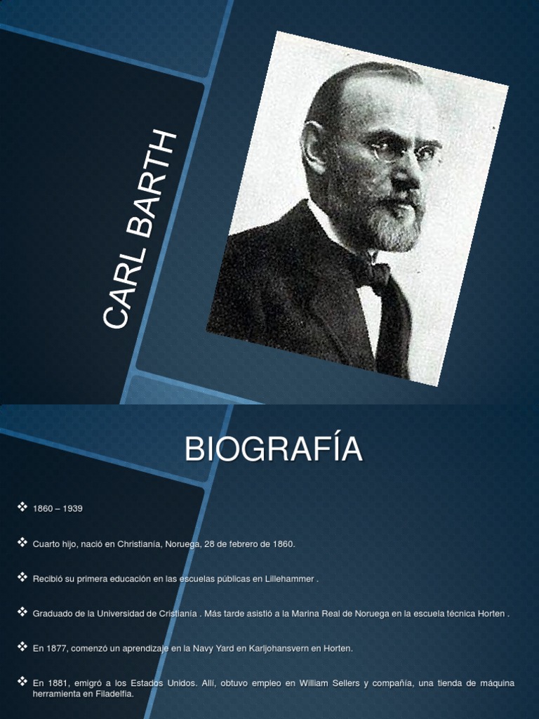 Carl Barth | Cálculo | Ciencia y Tecnología