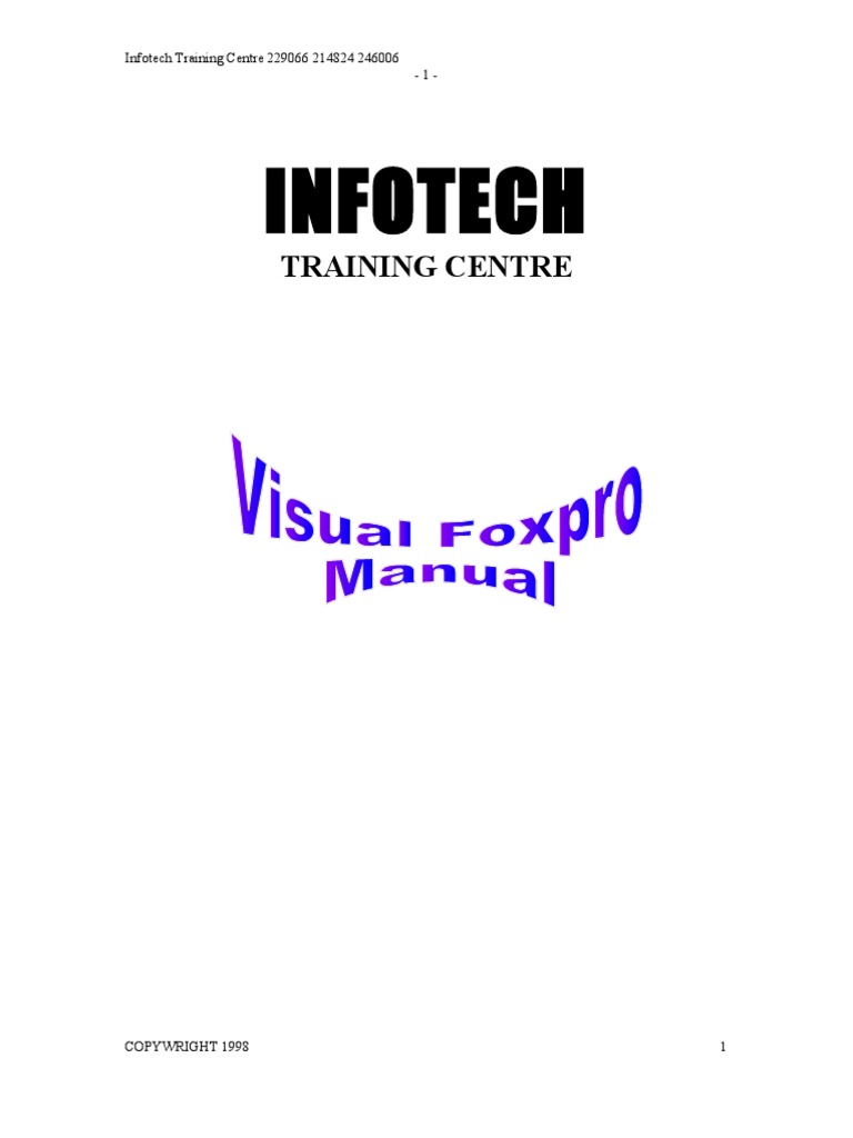 Visual Foxpro DOCUMENT | PDF | Parameter (Computer Programming) | Subroutine