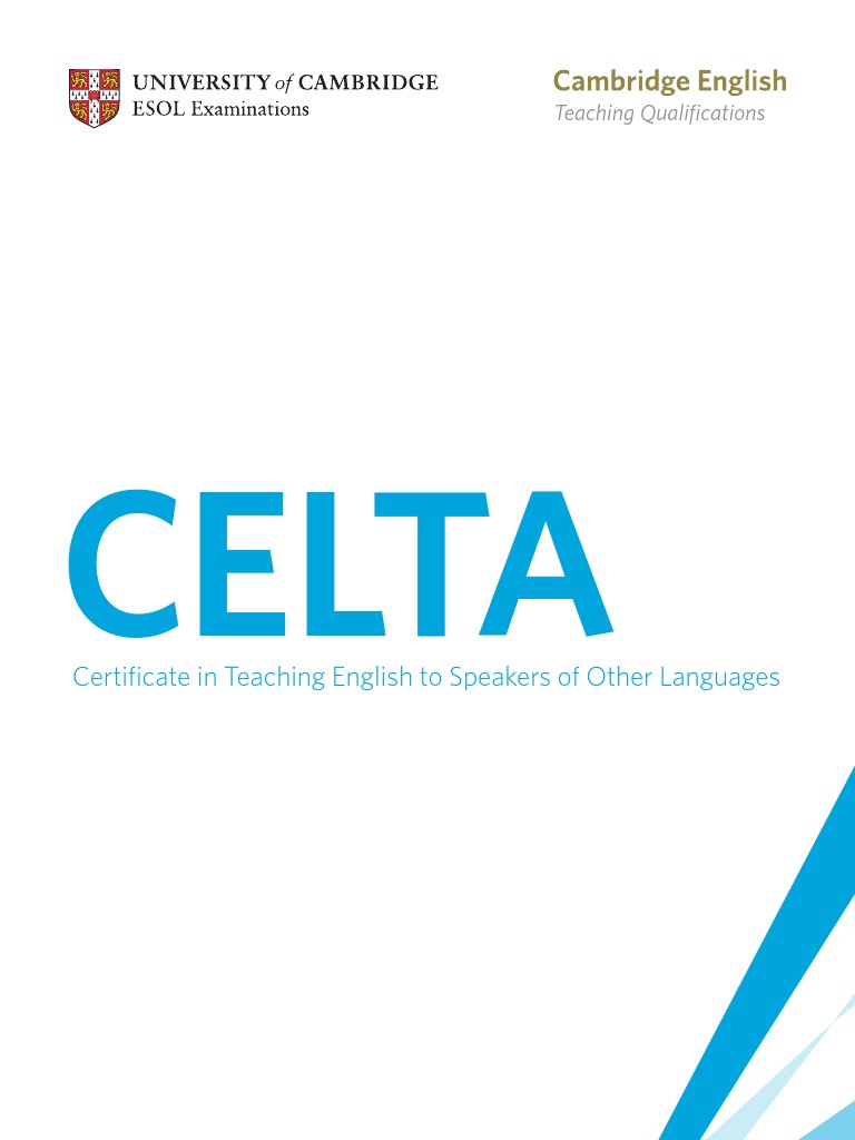celta | English As A Second Or Foreign Language | Humanities Education
