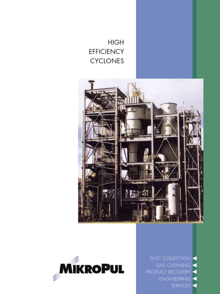High Efficiency Cyclones for Dust Collection | PDF | Chemical ...