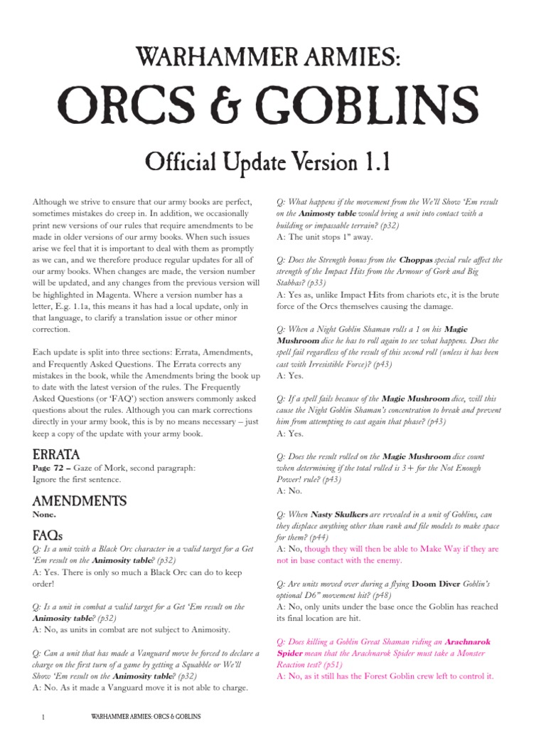 Orcs & Goblins Version 1 1 | PDF | Orc (Middle Earth) | Fantasy