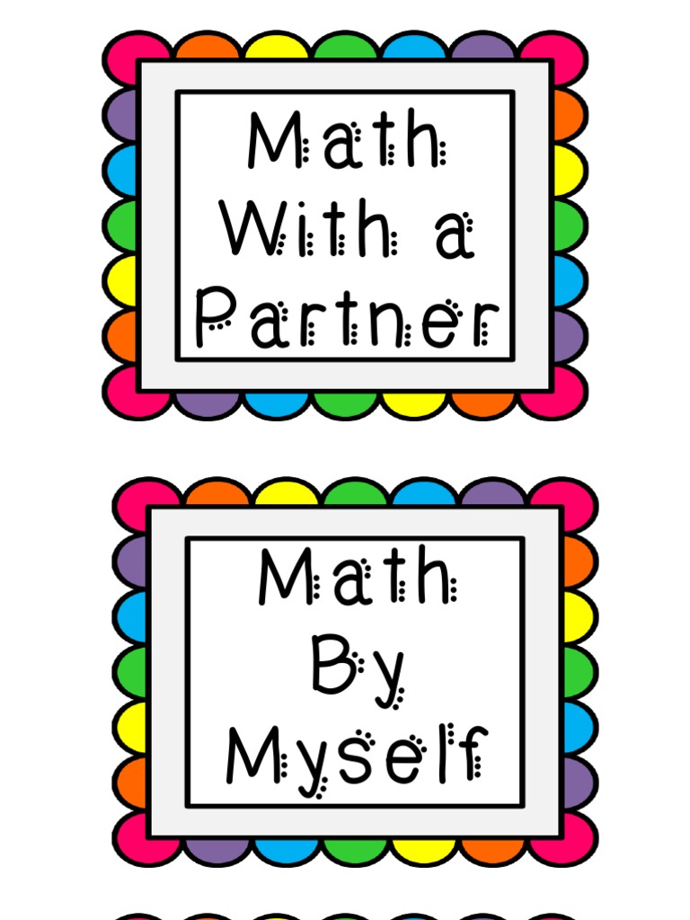 Math Daily 5 | PDF | Teaching Mathematics | Gaming