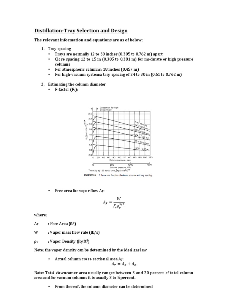 Distillation Column Design Guidance PDF | PDF