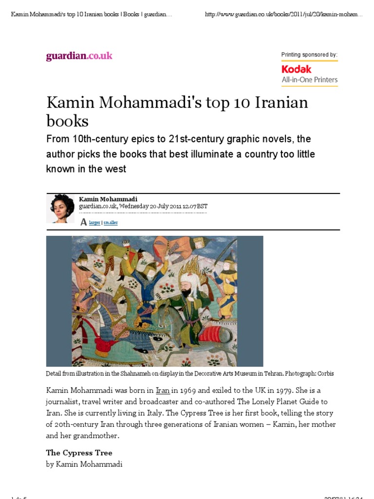 Top 10 Iranian Books | PDF | Iran | Poetry
