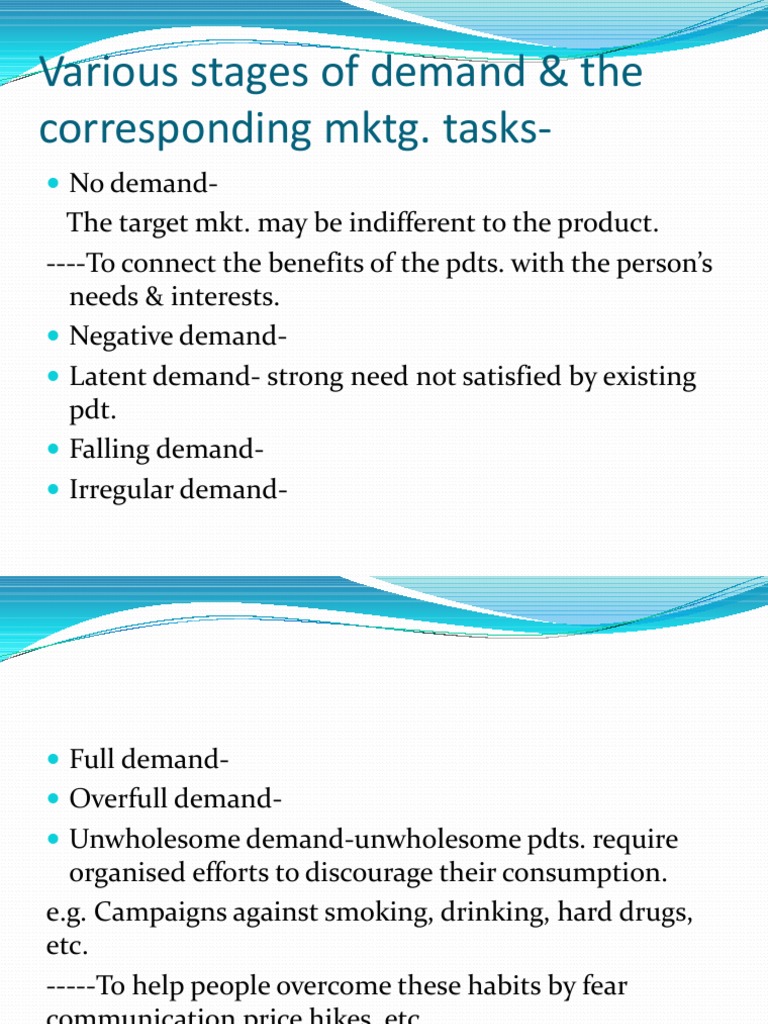 Understanding Demand Stages & Forecasting | PDF | Career & Growth ...