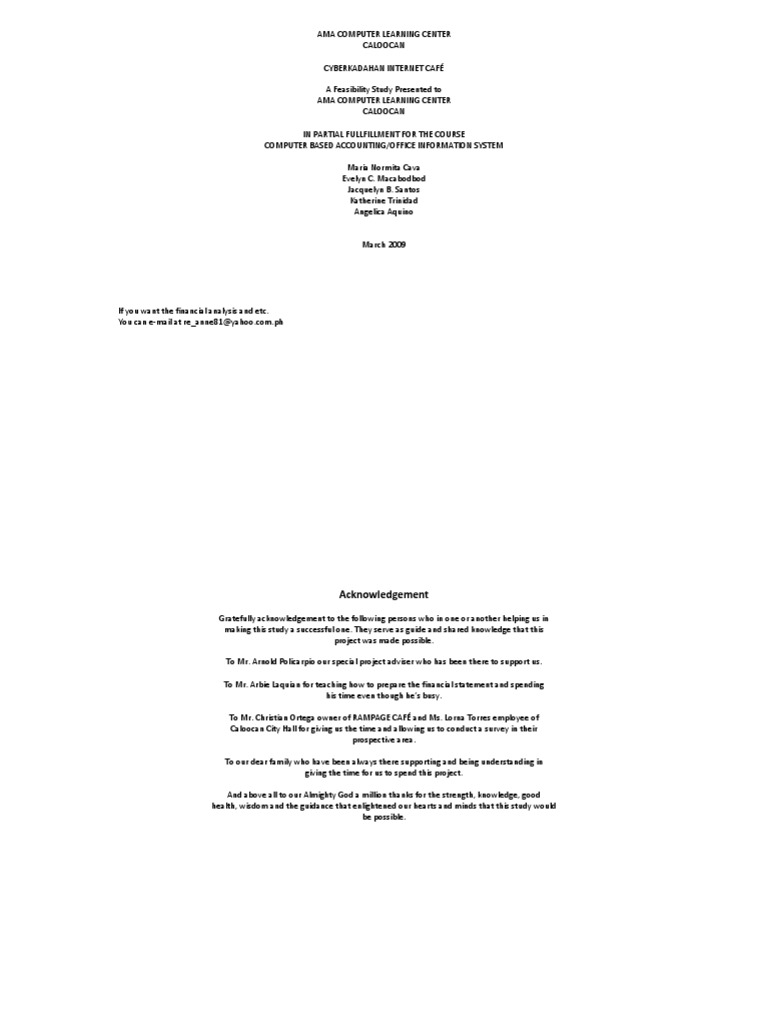 Ama Computer Learning Center | PDF | Partnership | Sole Proprietorship