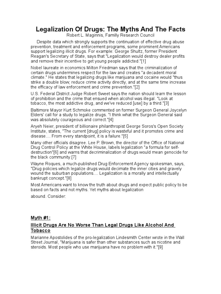 Legalization of Drugs Article | PDF | Cannabis (Drug) | Substance Abuse